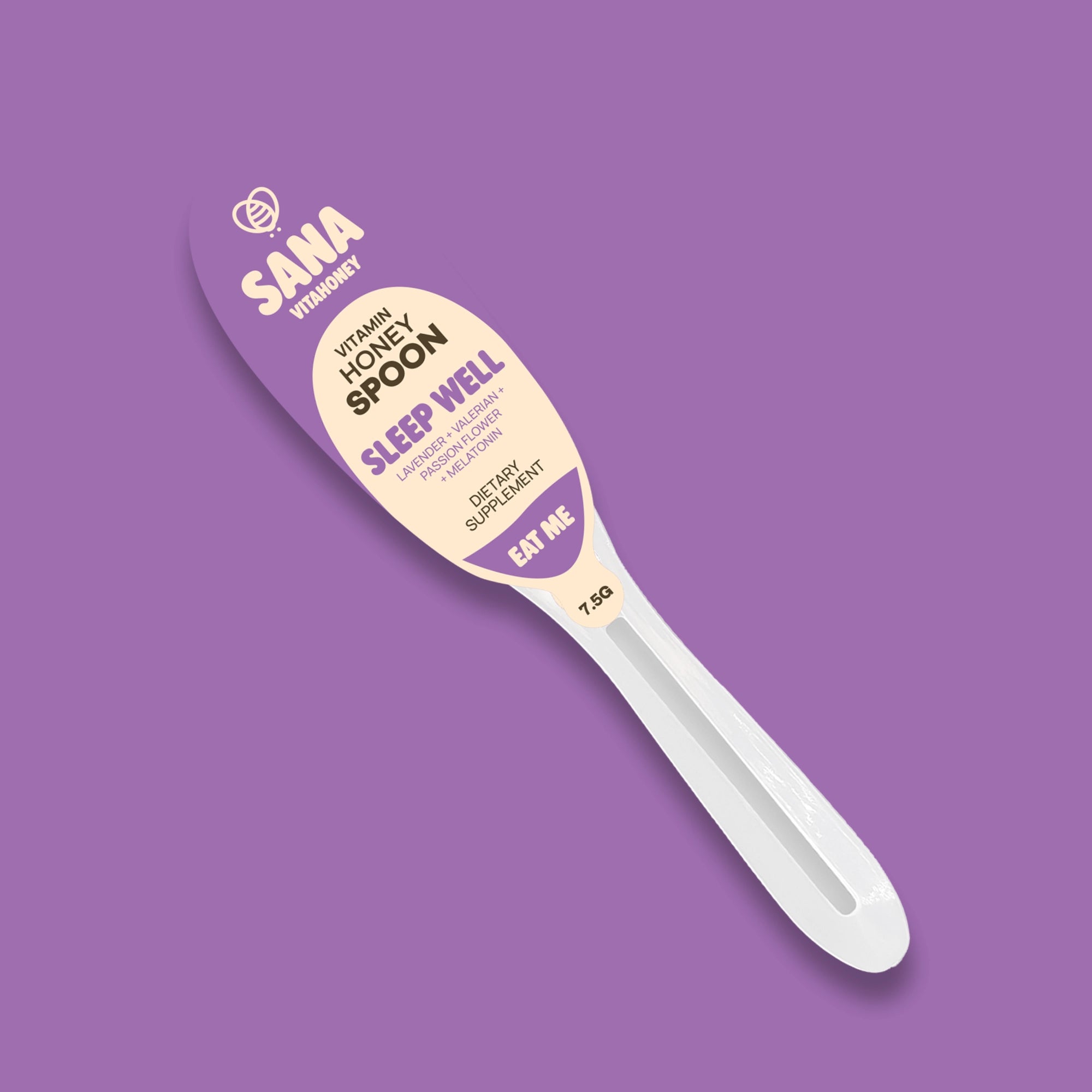 Sana Naturals SLEEP WELL Honey Spoon – Relax & Sleep Naturally